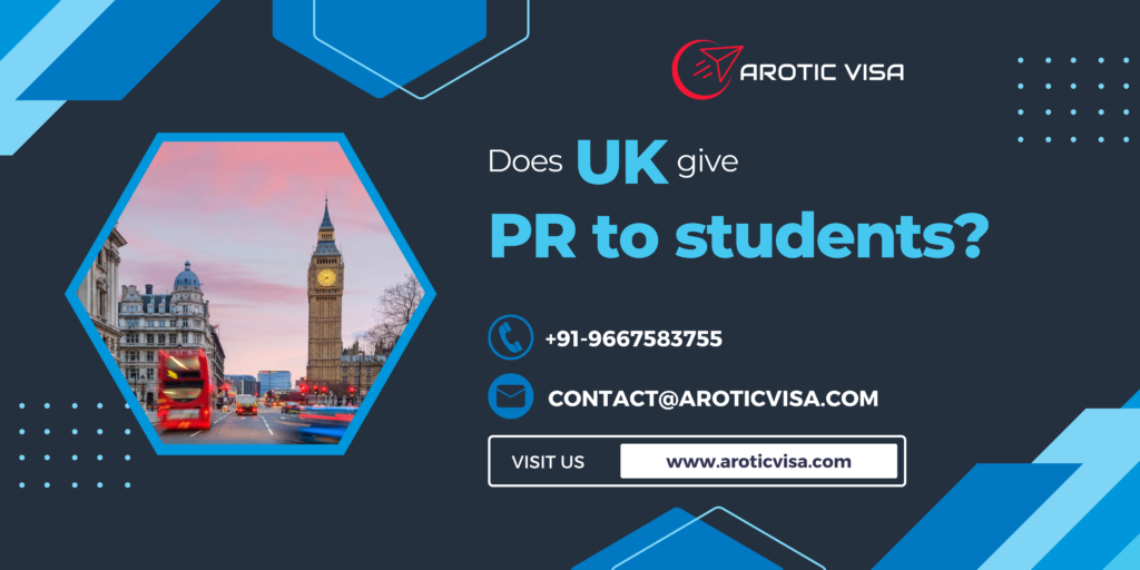 Does UK give PR to students?
